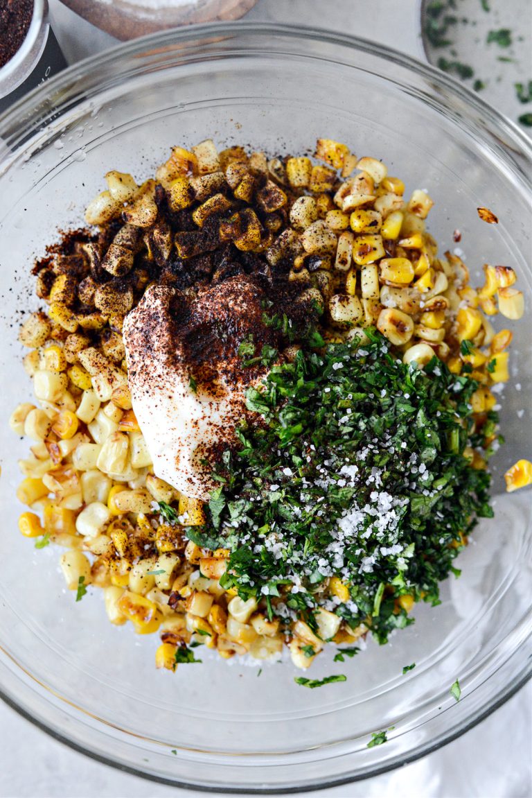 Mexican Street Corn Salsa (Esquites) - Simply Scratch