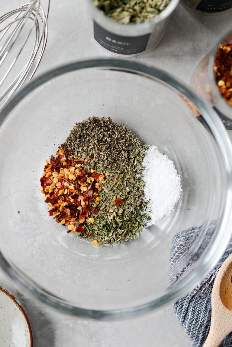 Garlic Herb Olive Oil Bread Dip - Simply Scratch