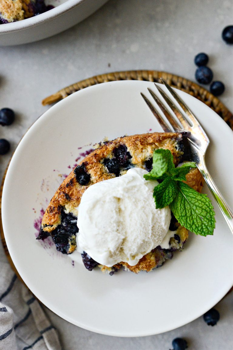 Blueberry Cobbler - Simply Scratch