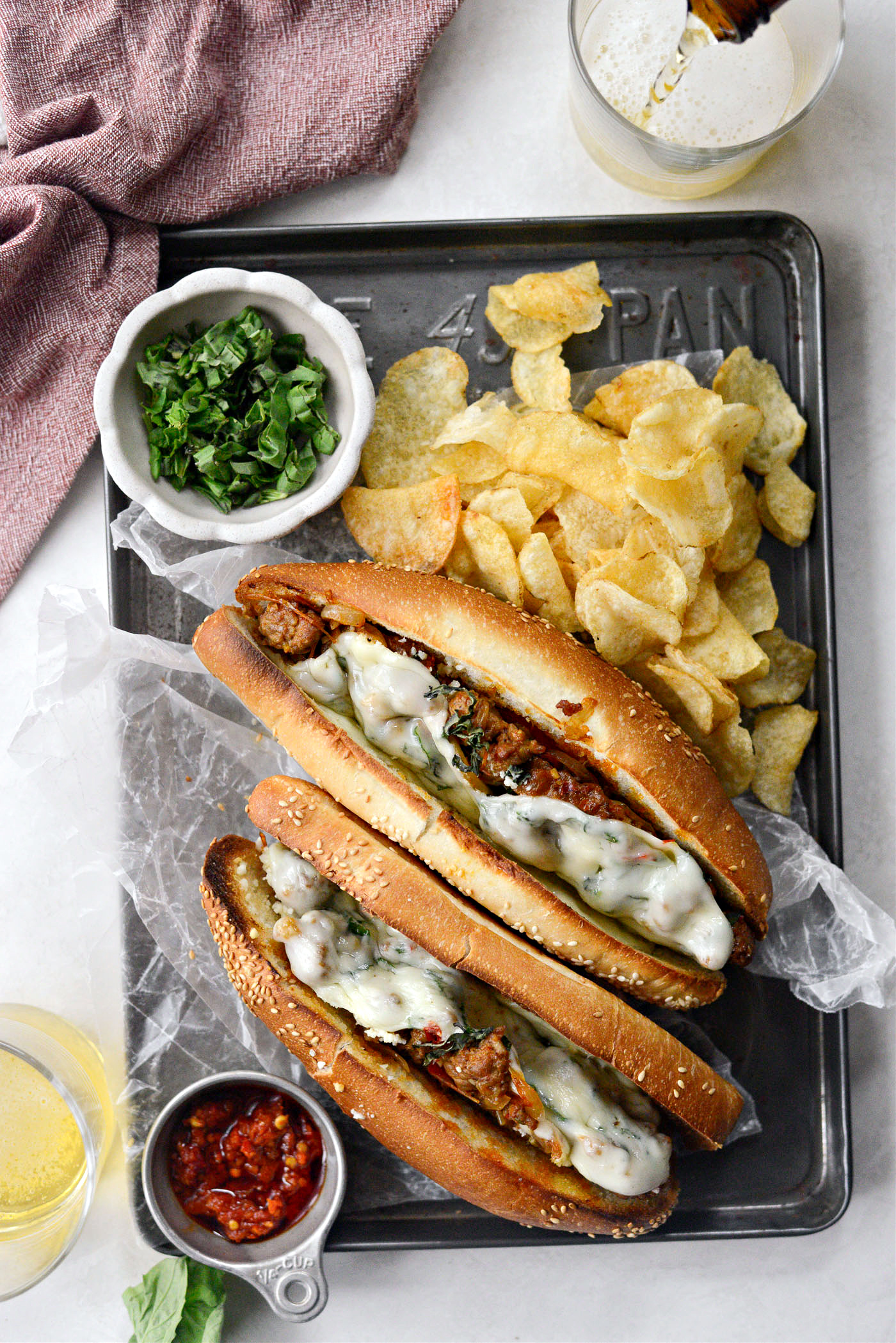 Spicy Italian Sausage Subs - Simply Scratch