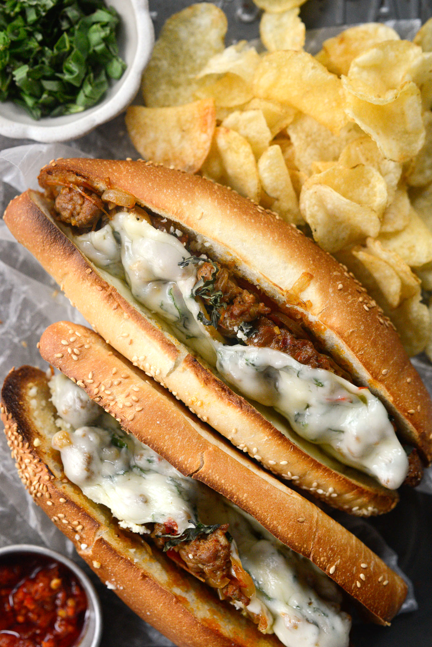 Spicy Italian Sausage Subs - Simply Scratch