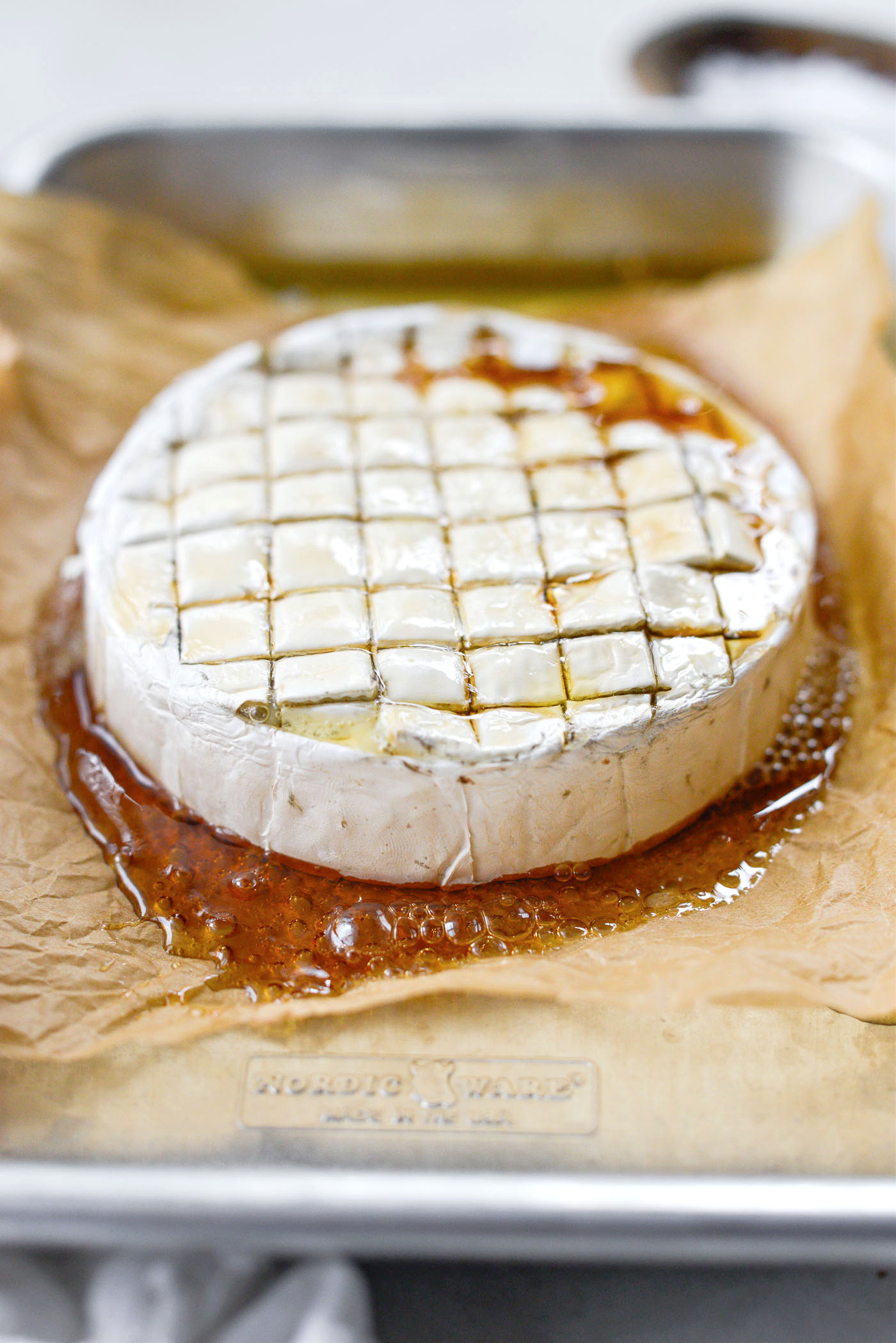 Maple Baked Brie with Cranberry Jam - Simply Scratch