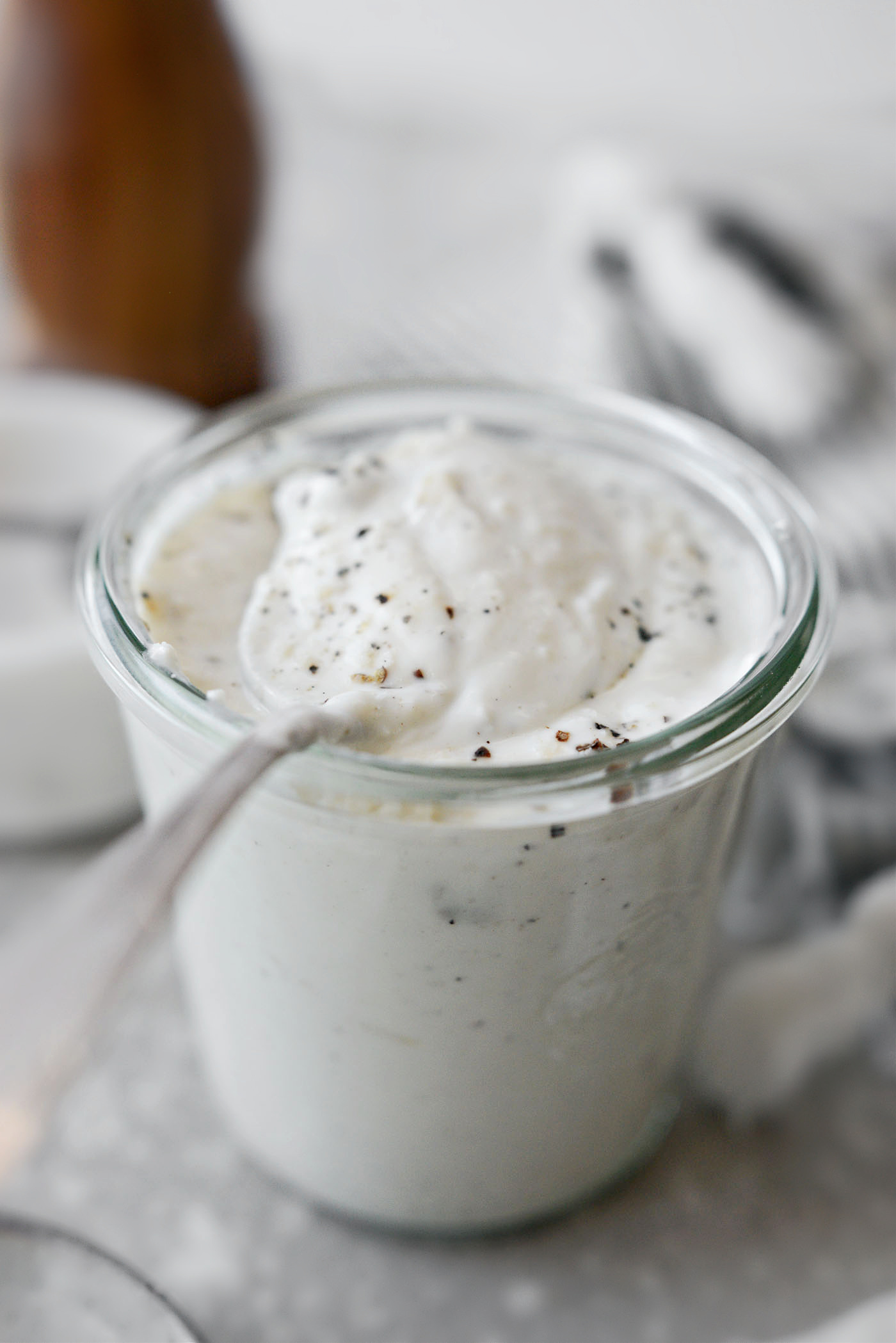 Roasted Garlic Parmesan Dressing - Simply Scratch