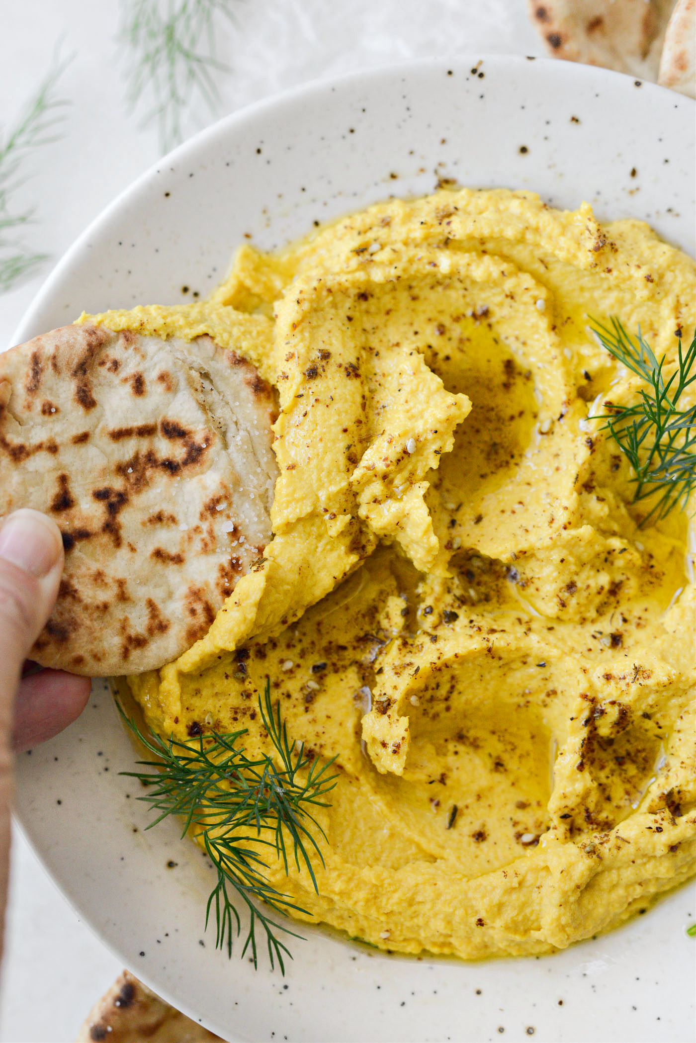 Golden Beet Hummus - Simply Scratch