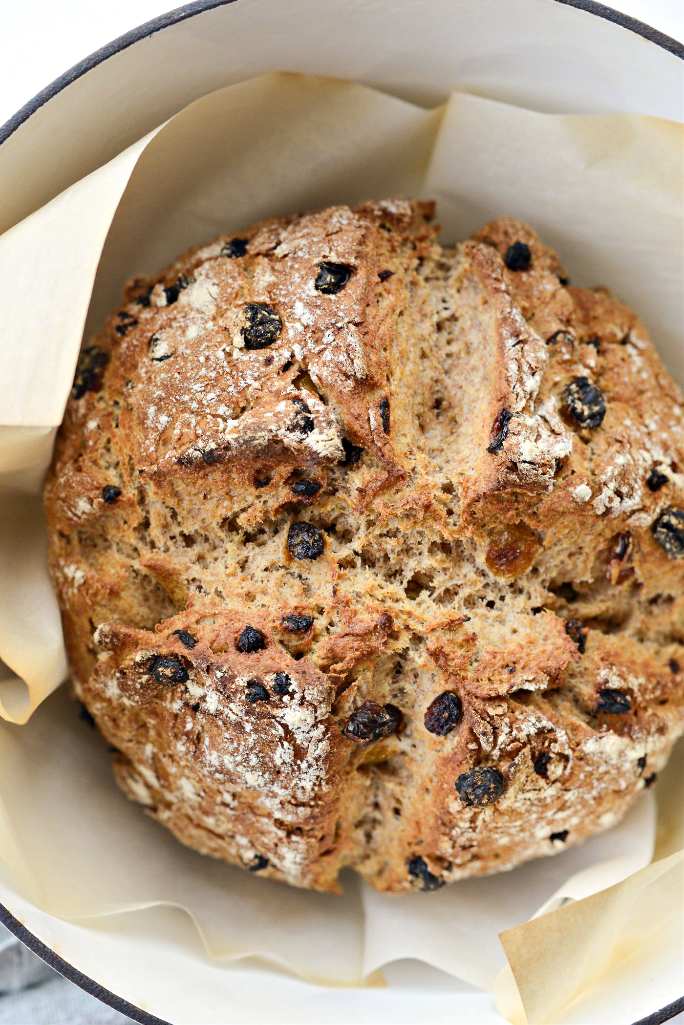 Raisin and Currant Irish Wheaten Bread - Simply Scratch