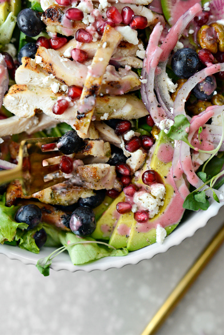 Blueberry Pistachio Spring Salad - Simply Scratch
