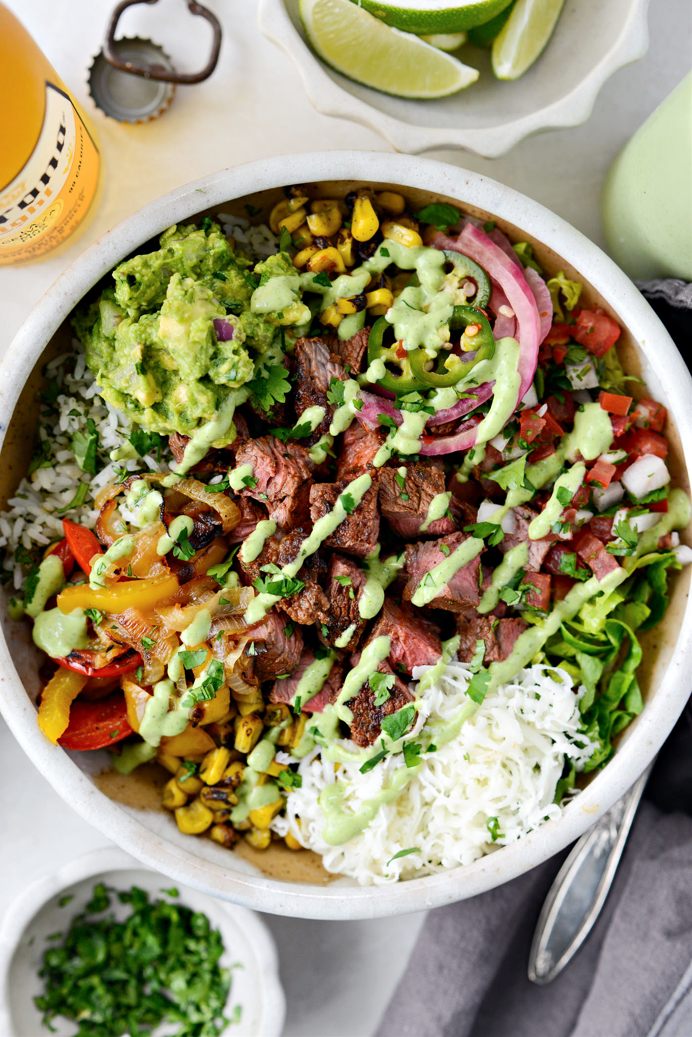 Mexicali Steak Burrito Bowl - Simply Scratch