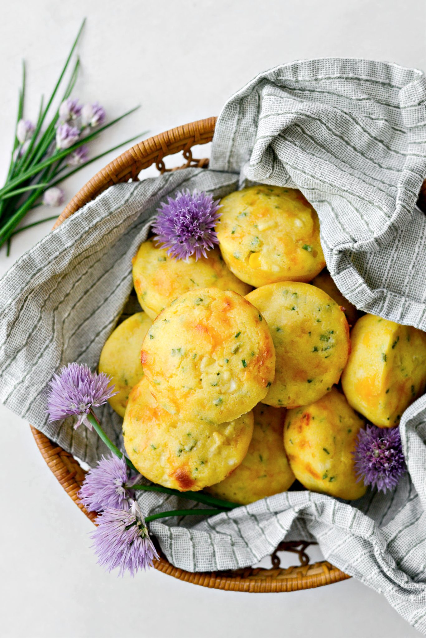 Cheddar Chive Corn Muffins - Simply Scratch