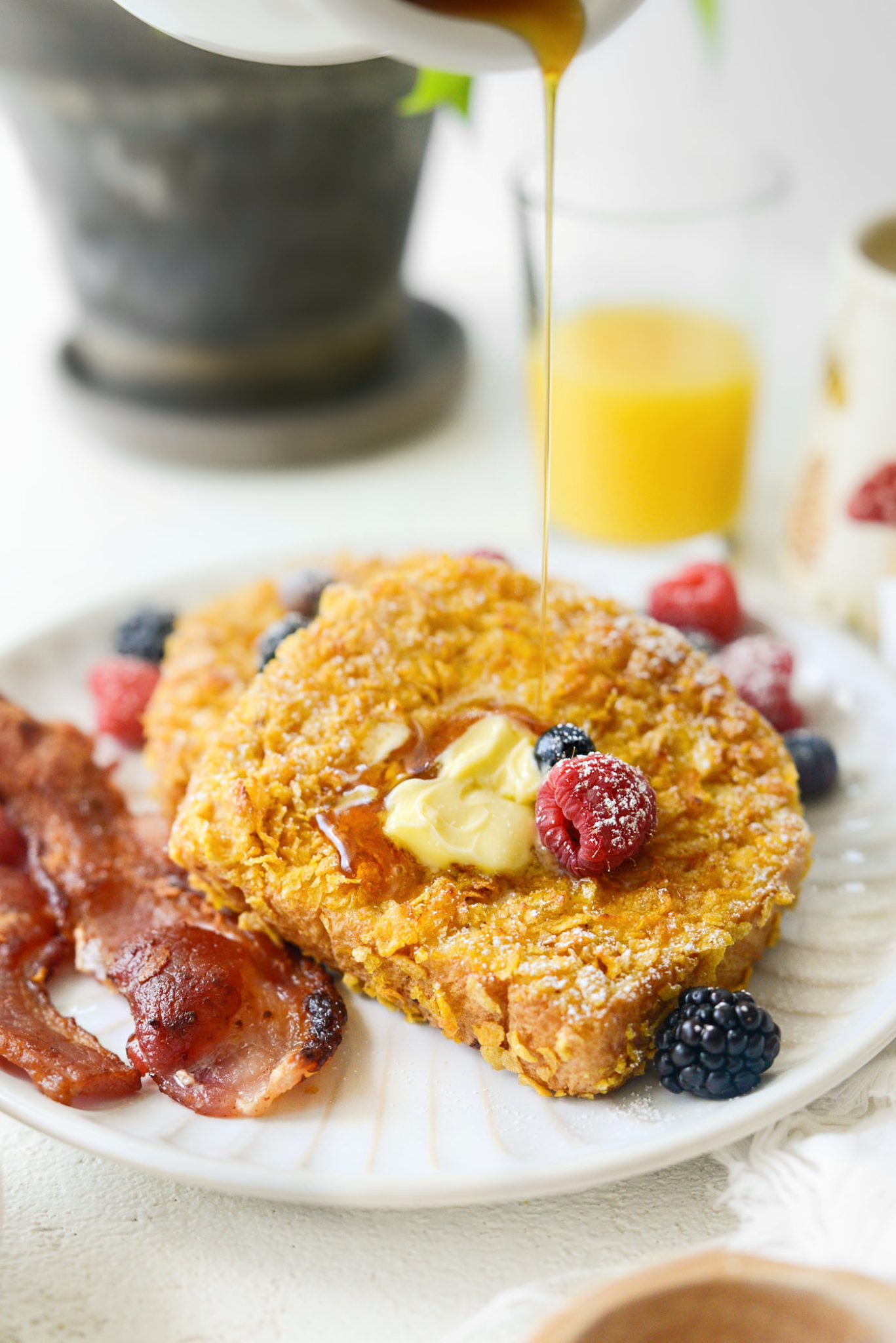 Cornflake Crusted French Toast - Simply Scratch