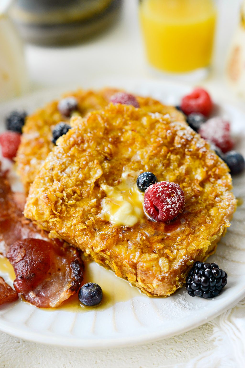 Cornflake Crusted French Toast - Simply Scratch