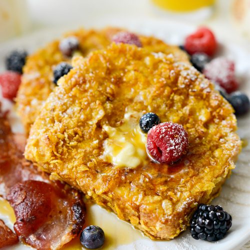 Cornflake Crusted French Toast - Simply Scratch