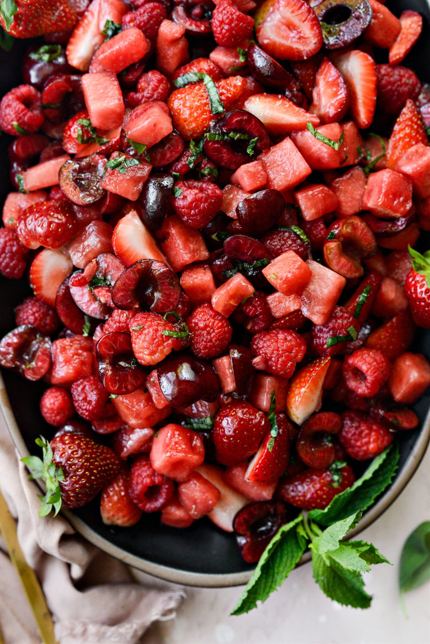 Red Fruit Salad - Simply Scratch