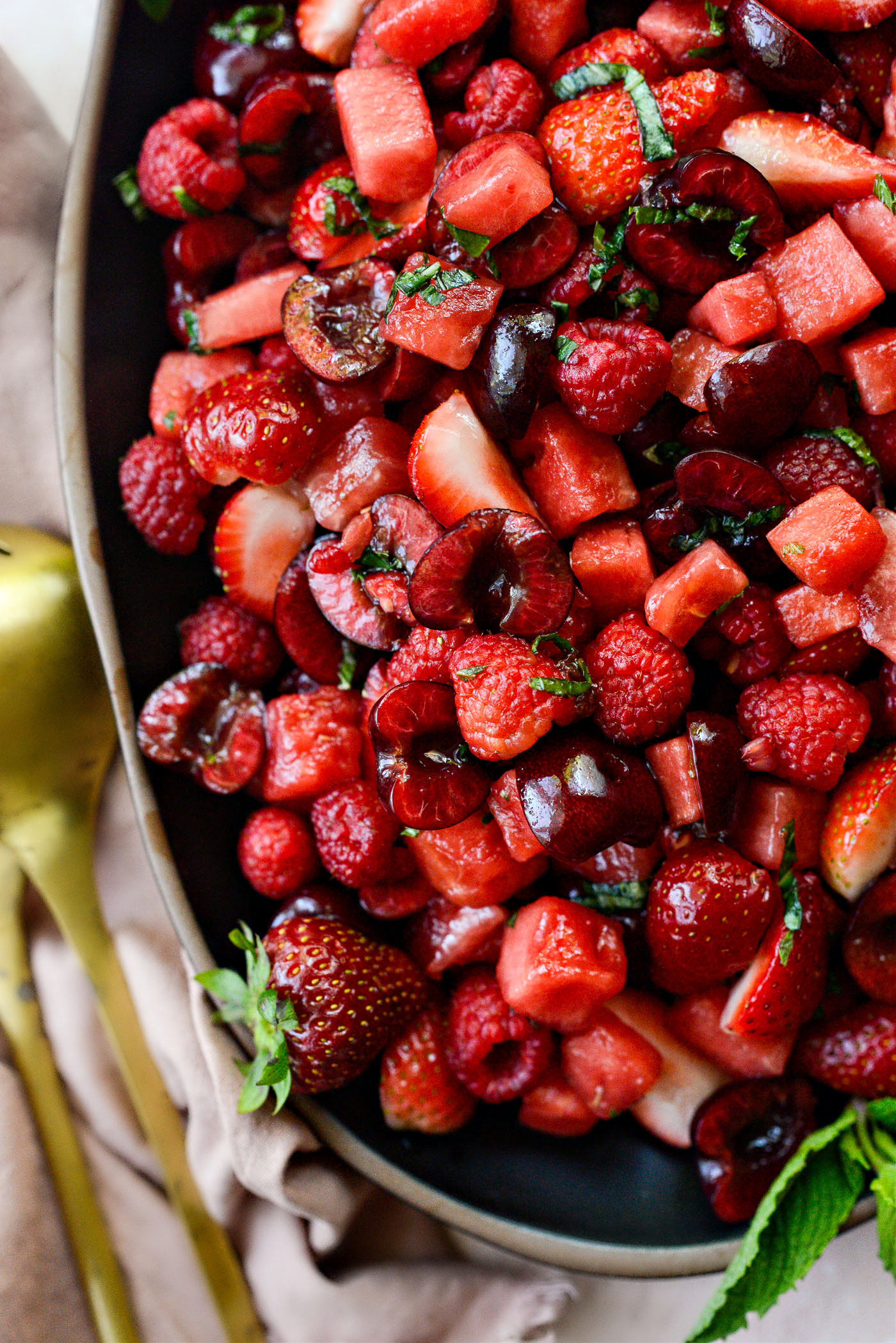 Red Fruit Salad - Simply Scratch