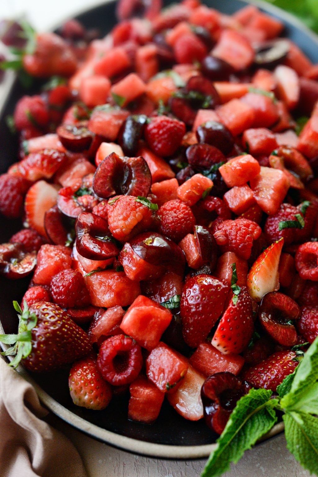 Red Fruit Salad - Simply Scratch