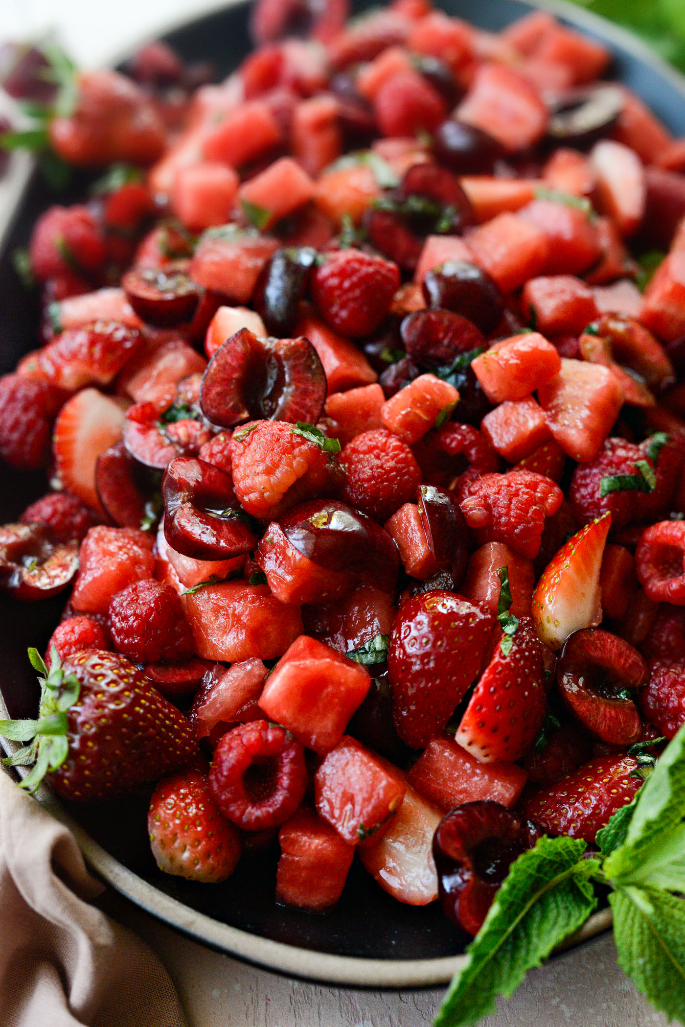 Red Fruit Salad - Simply Scratch