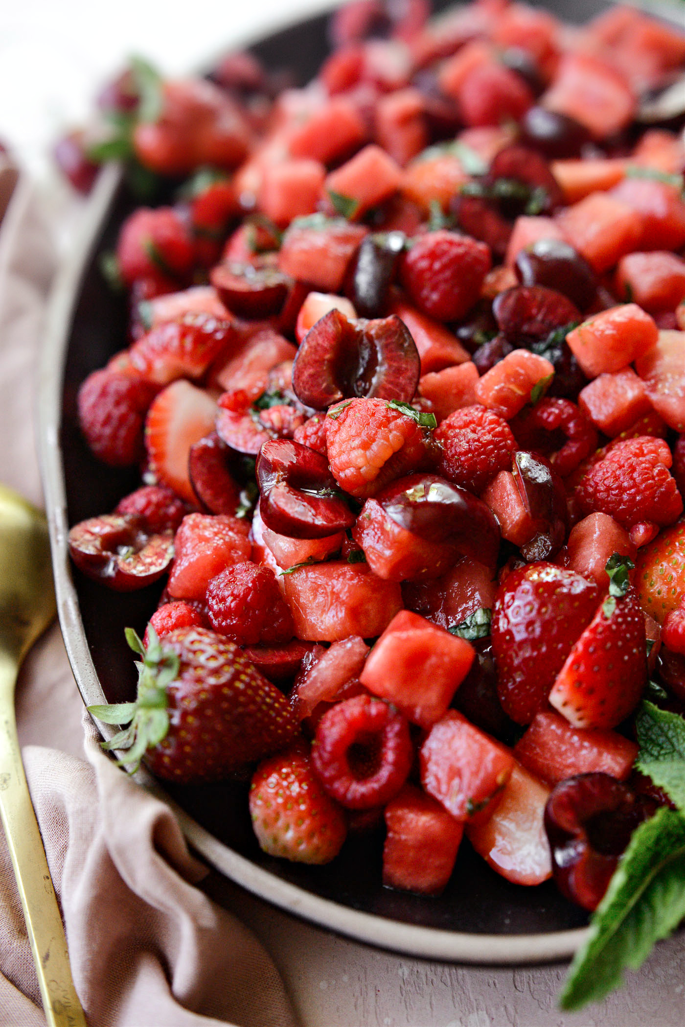 Red Fruit Salad - Simply Scratch