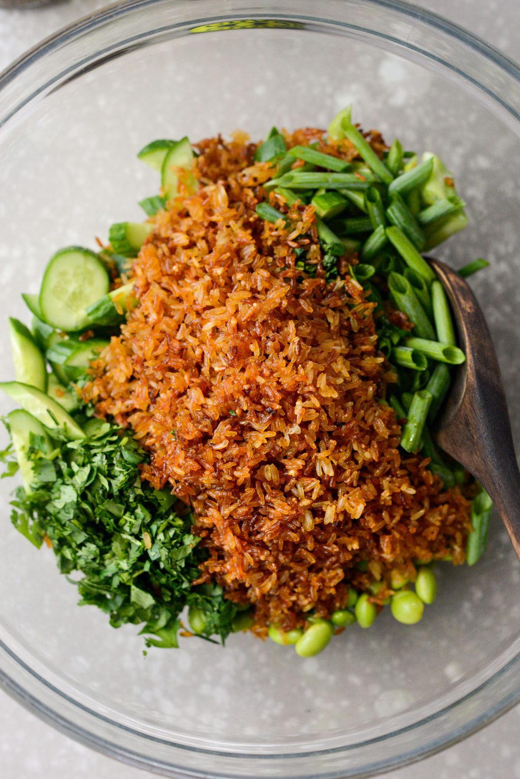 Crispy Rice Salad - Simply Scratch