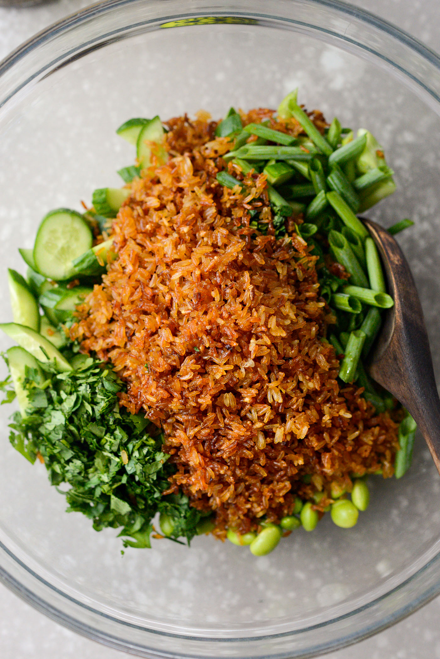 Crispy Rice Salad - Simply Scratch