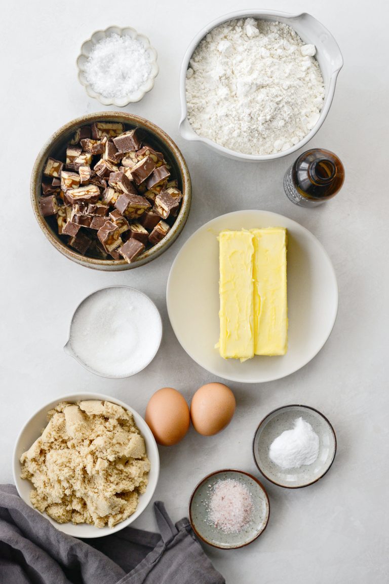 Salted Snickers Cookies - Simply Scratch