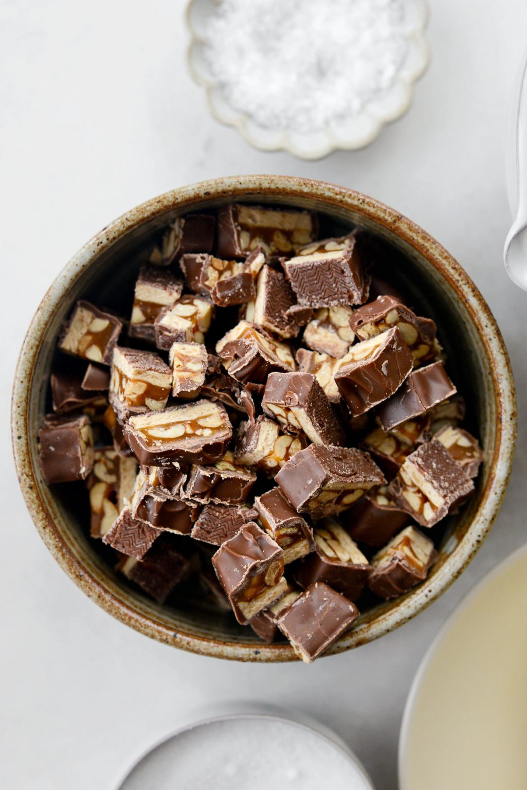 Salted Snickers Cookies - Simply Scratch