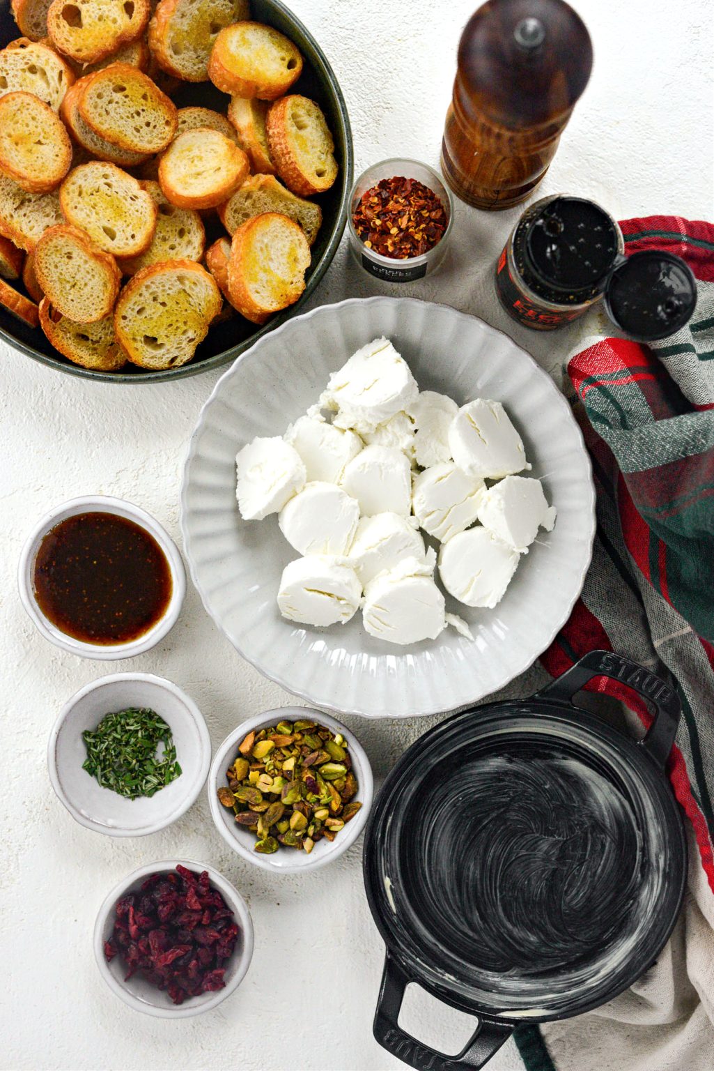 Hot Honey Goat Cheese Dip - Simply Scratch