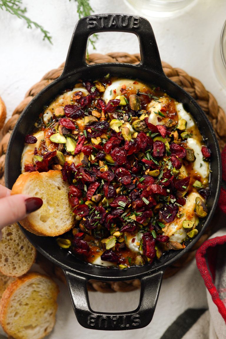 Hot Honey Goat Cheese Dip - Simply Scratch