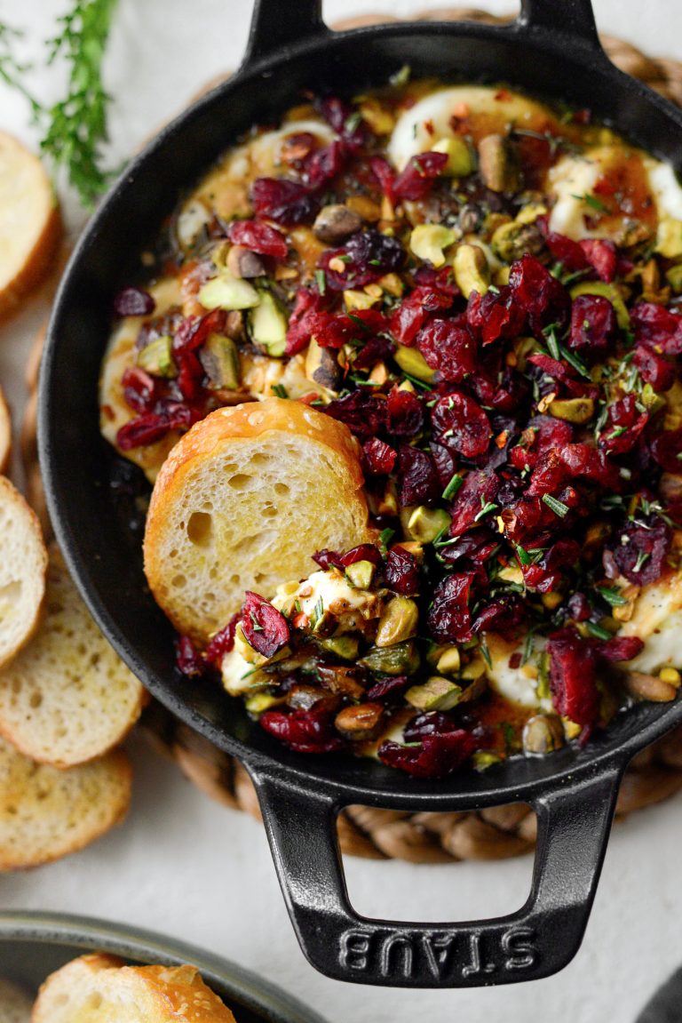 Hot Honey Goat Cheese Dip - Simply Scratch