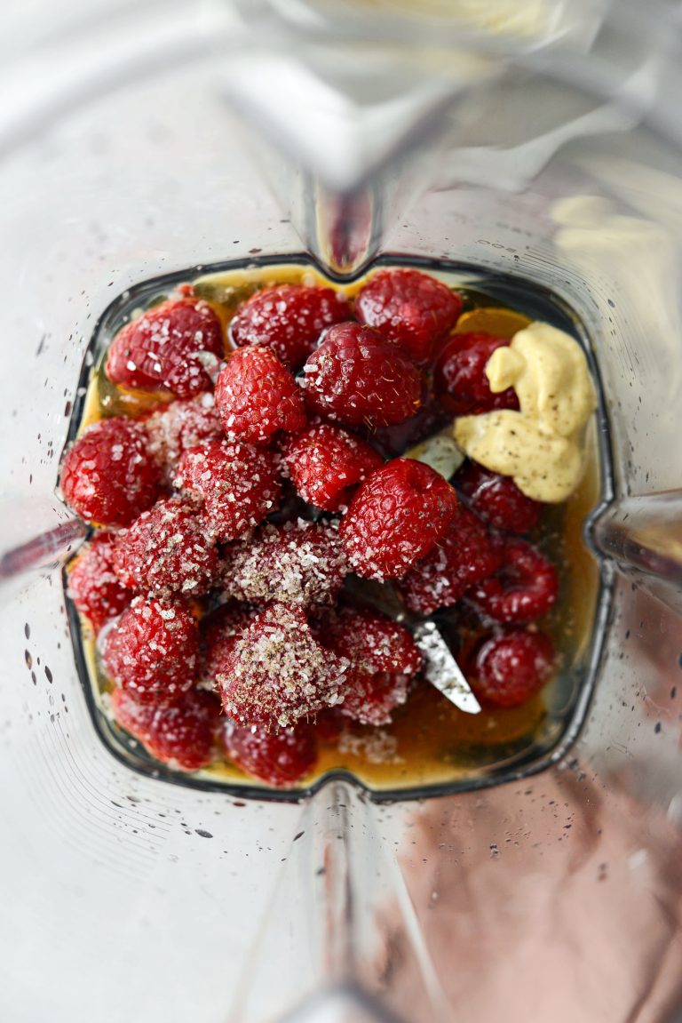 Creamy Raspberry Walnut Vinaigrette - Simply Scratch