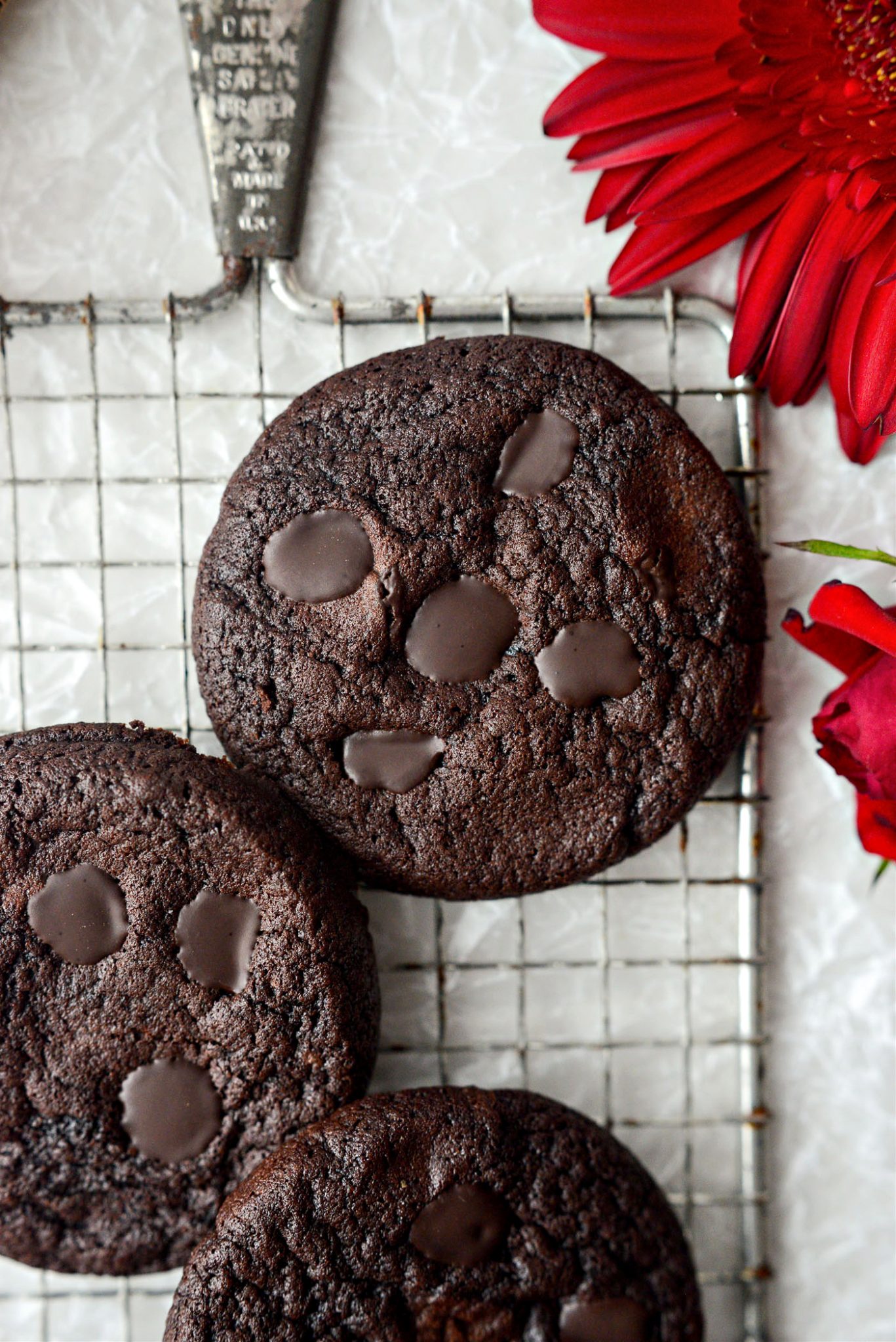 Double Dark Chocolate Merlot Cookies - Simply Scratch