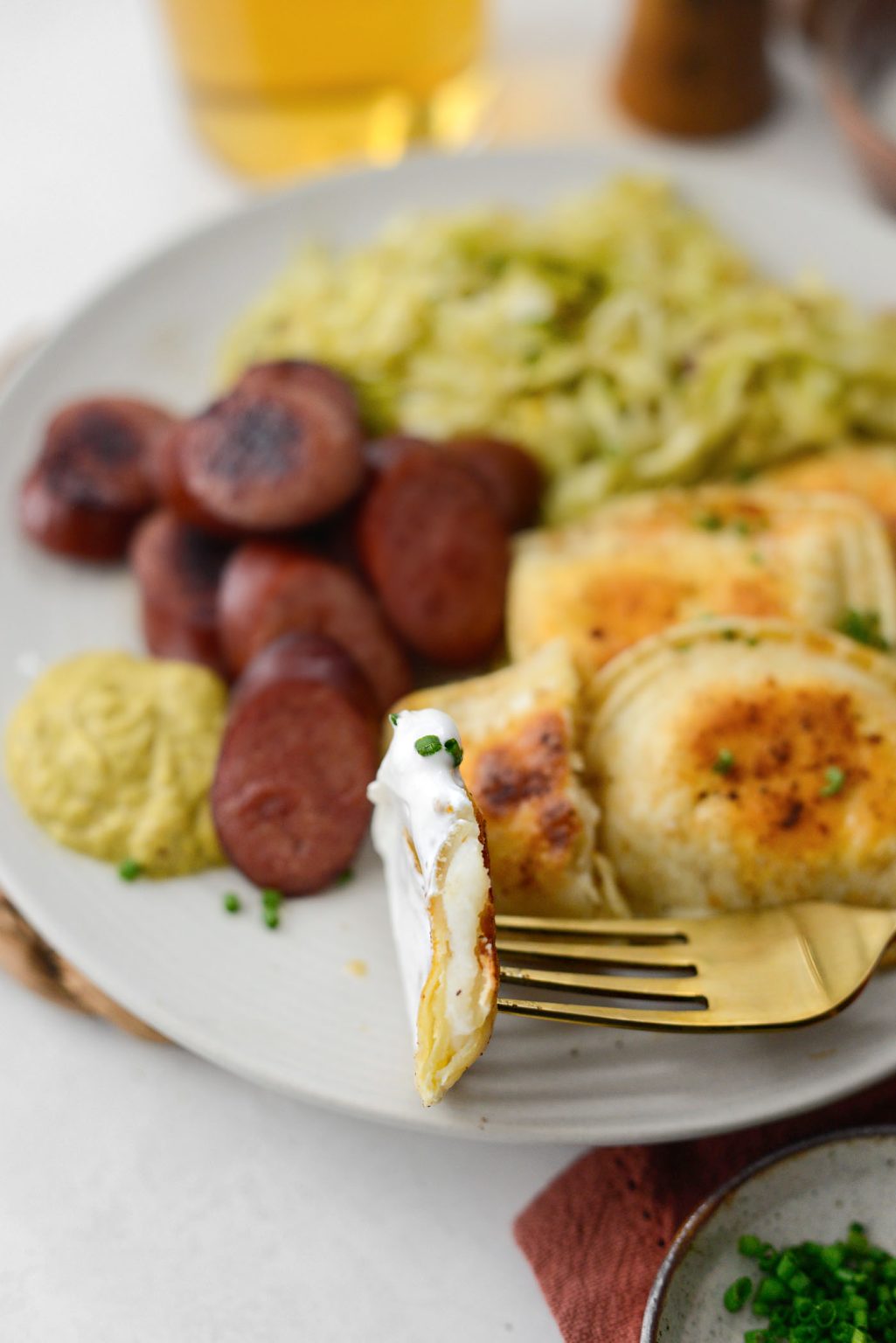 Sheet Pan Pierogies and Kielbasa - Simply Scratch