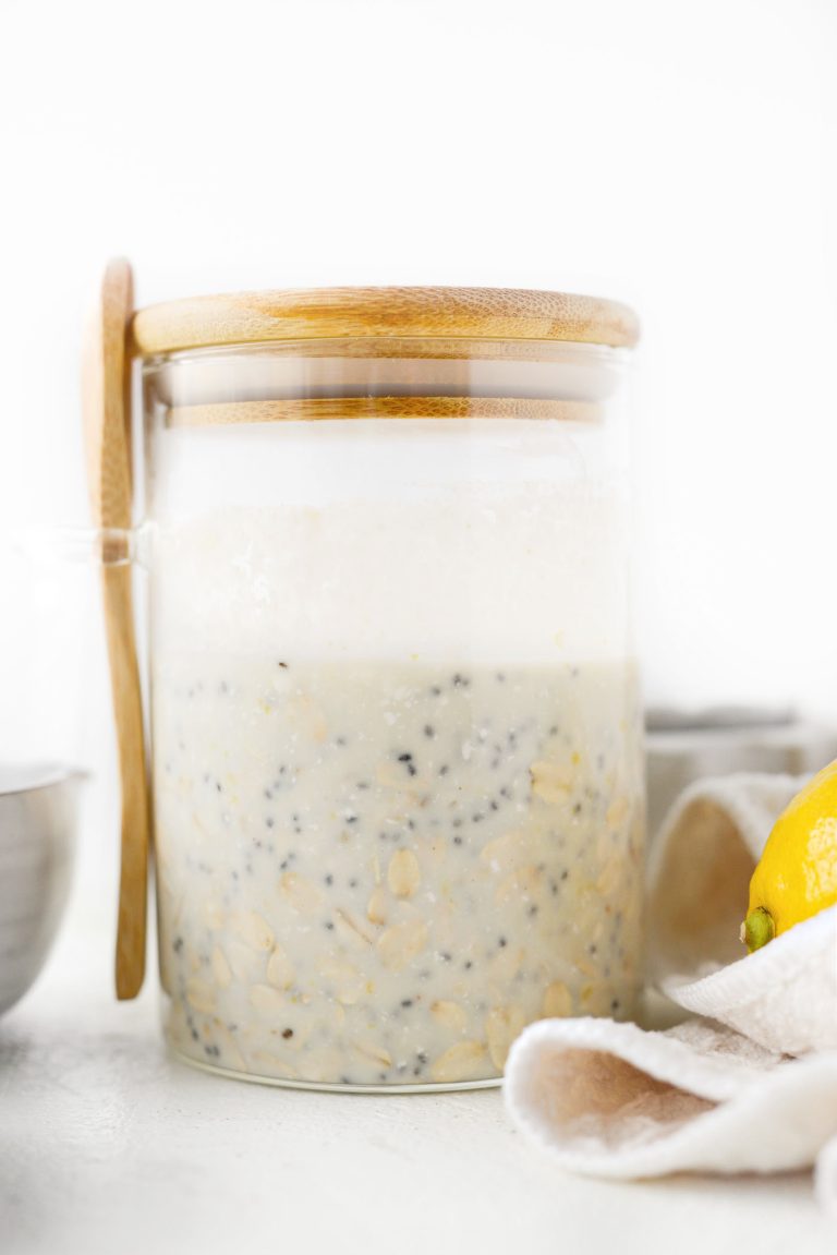 Lemon Cheesecake Overnight Oats - Simply Scratch