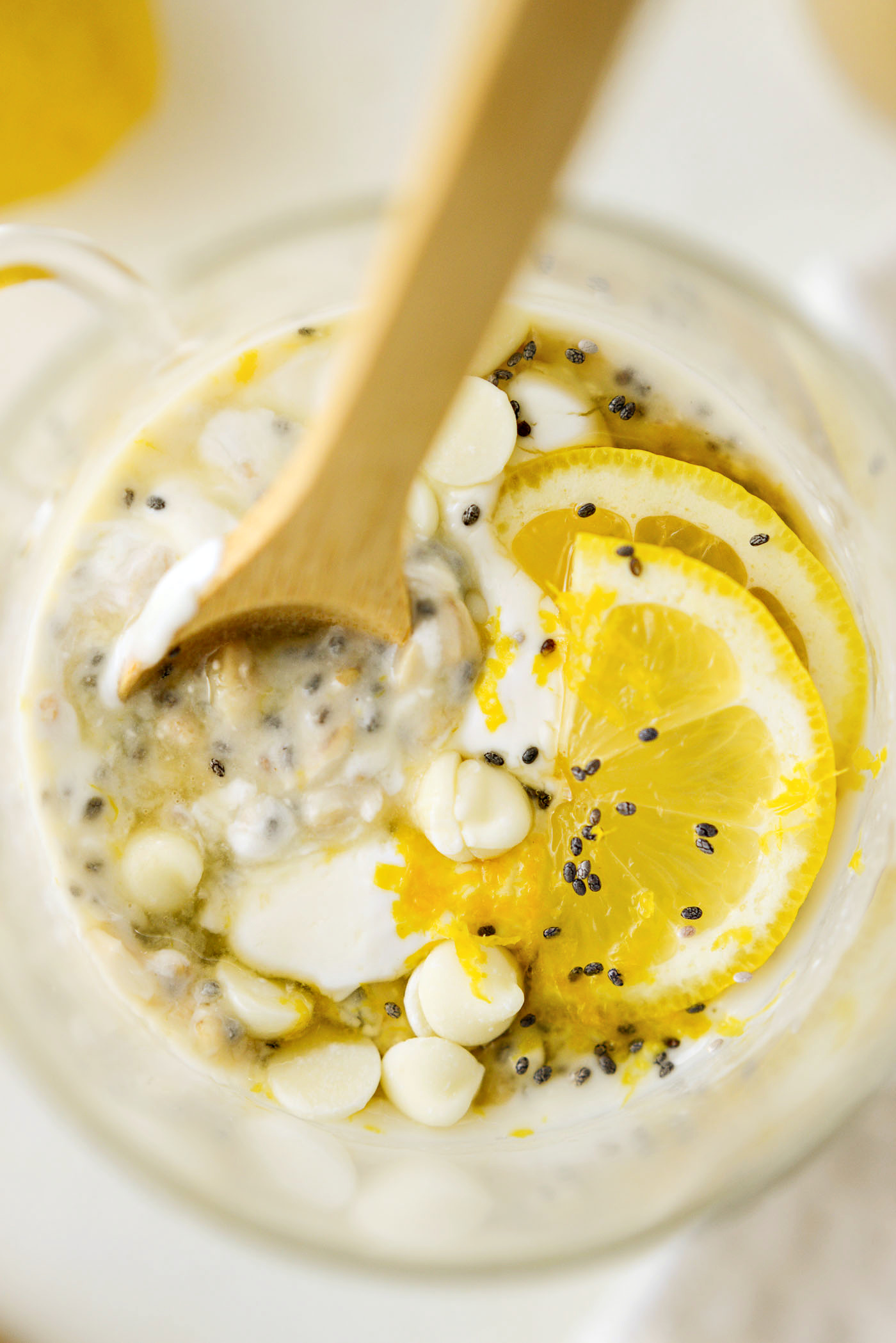 Lemon Cheesecake Overnight Oats - Simply Scratch