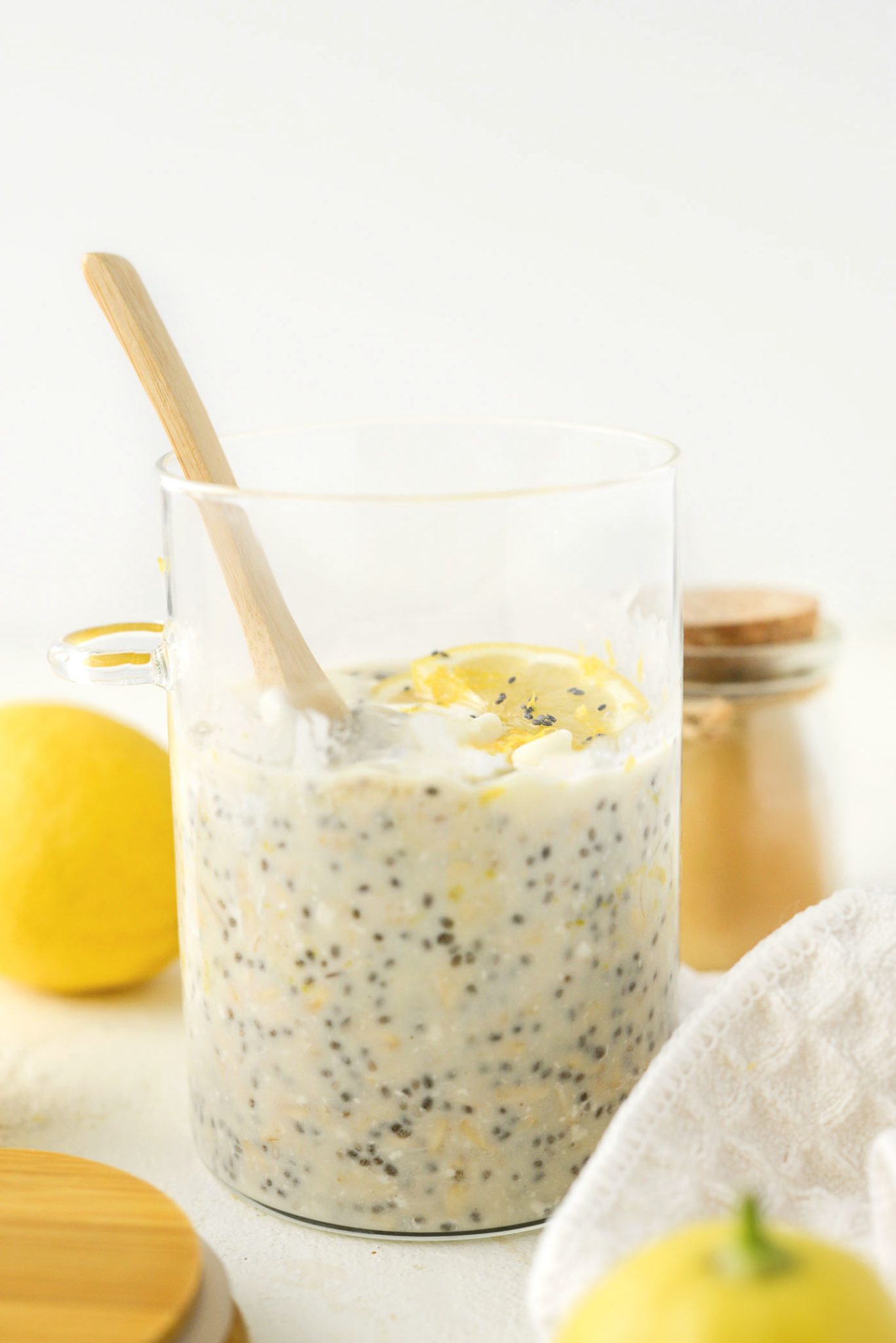 Lemon Cheesecake Overnight Oats - Simply Scratch