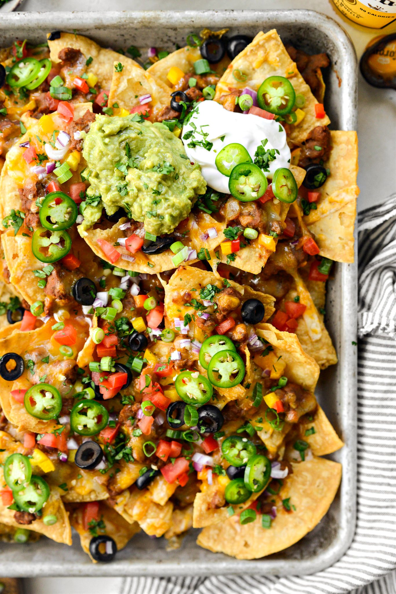 Loaded Beef and Bean Nachos - Simply Scratch