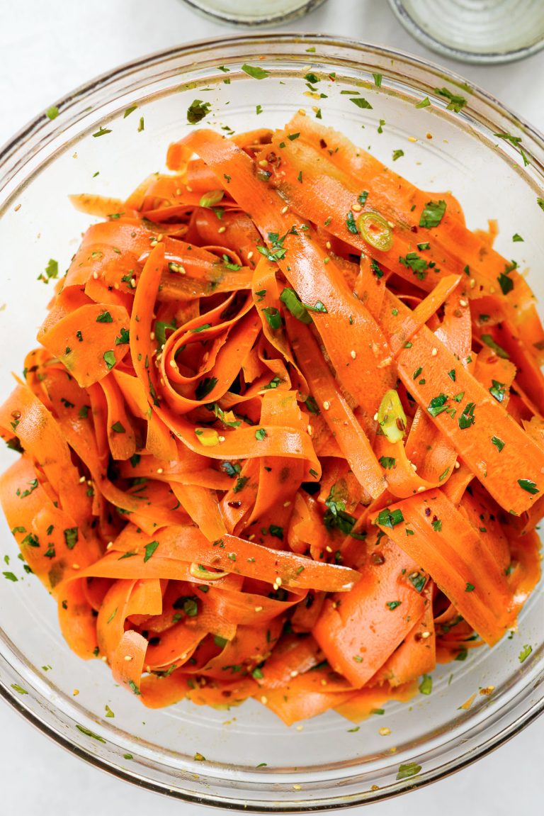 Carrot Ribbon Salad - Simply Scratch