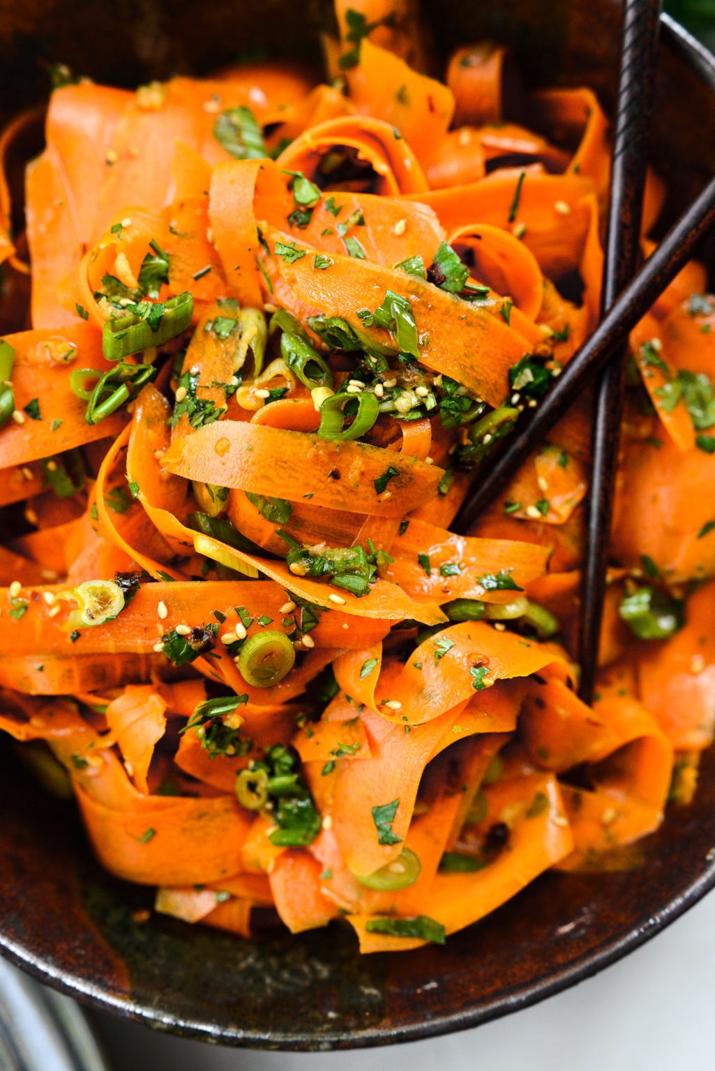 Carrot Ribbon Salad - Simply Scratch