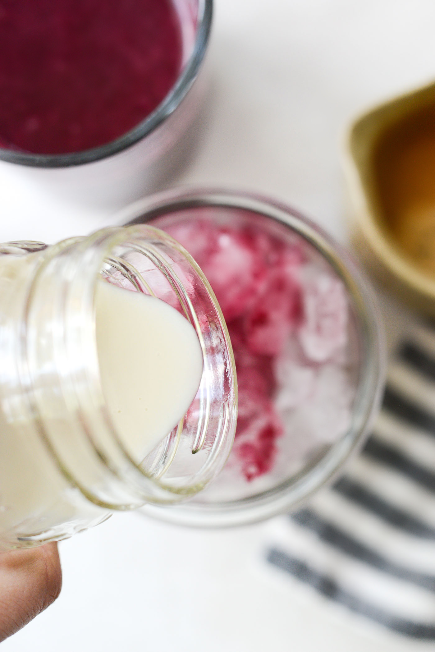Iced Blueberry Latte - Simply Scratch