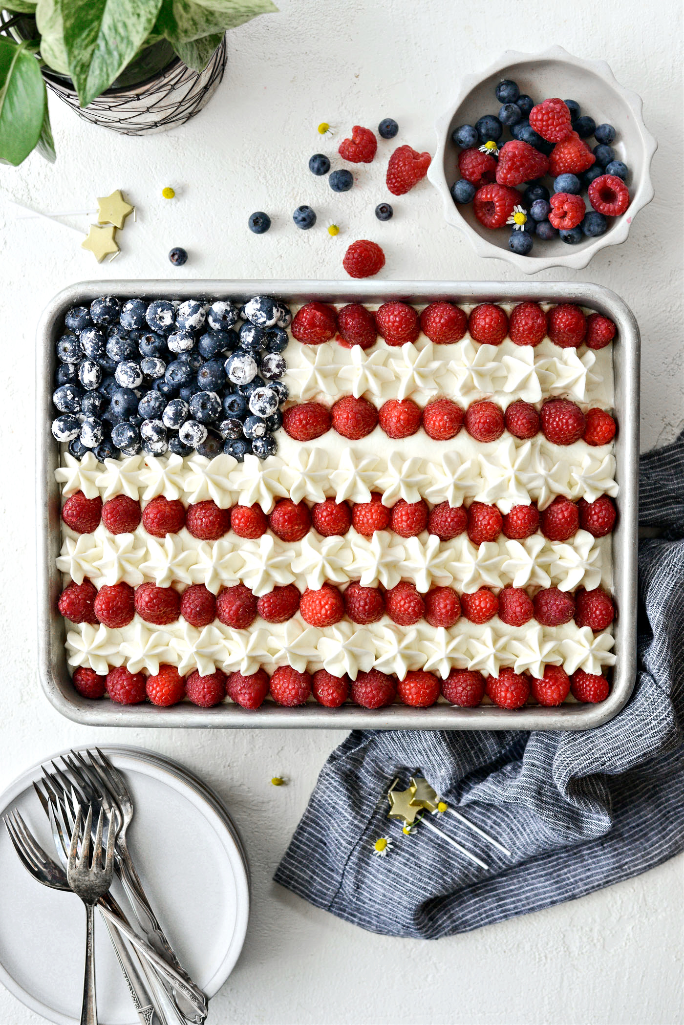 American Flag Cake - Simply Scratch