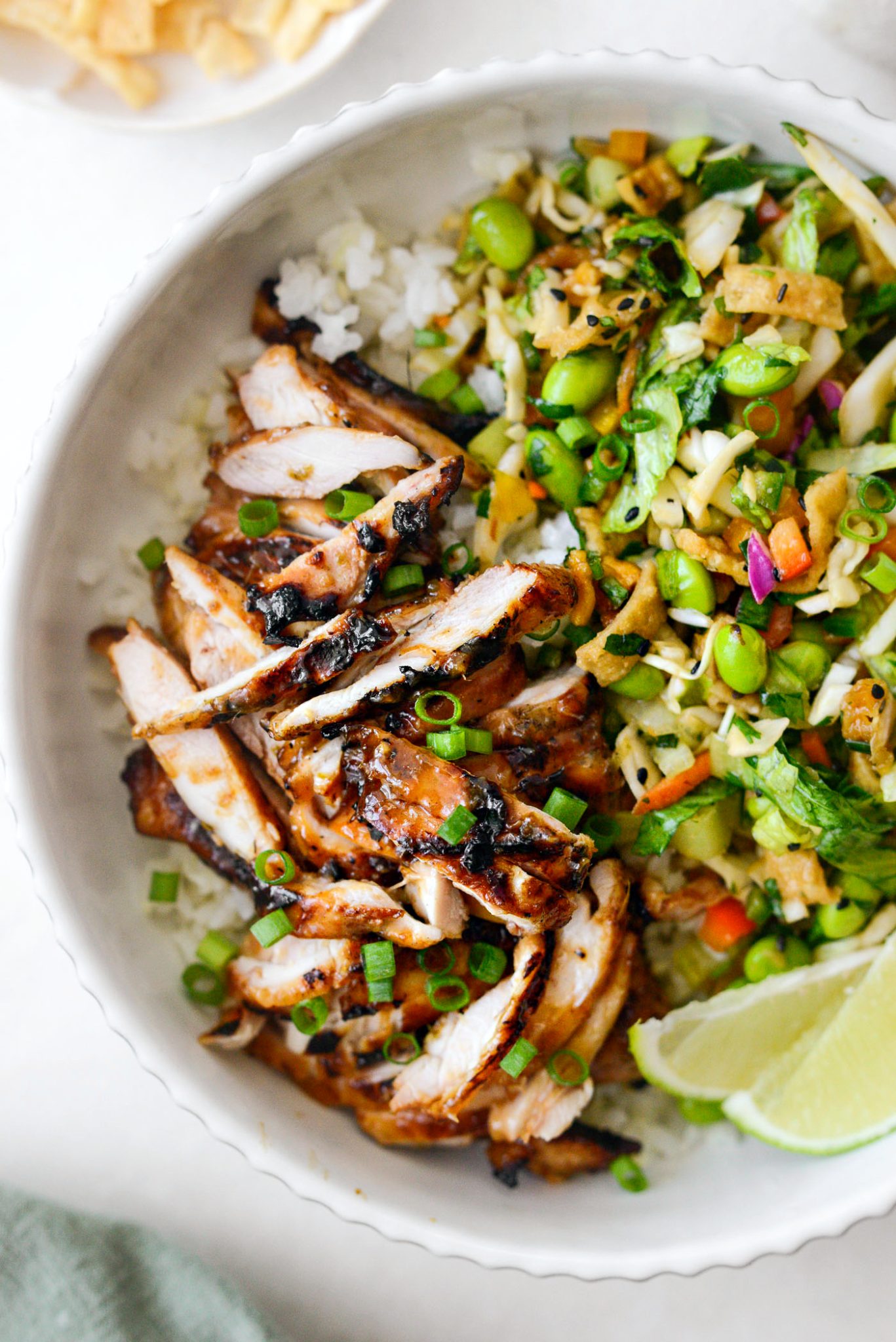 Grilled Honey Lime Chicken (Rice Bowl) - Simply Scratch