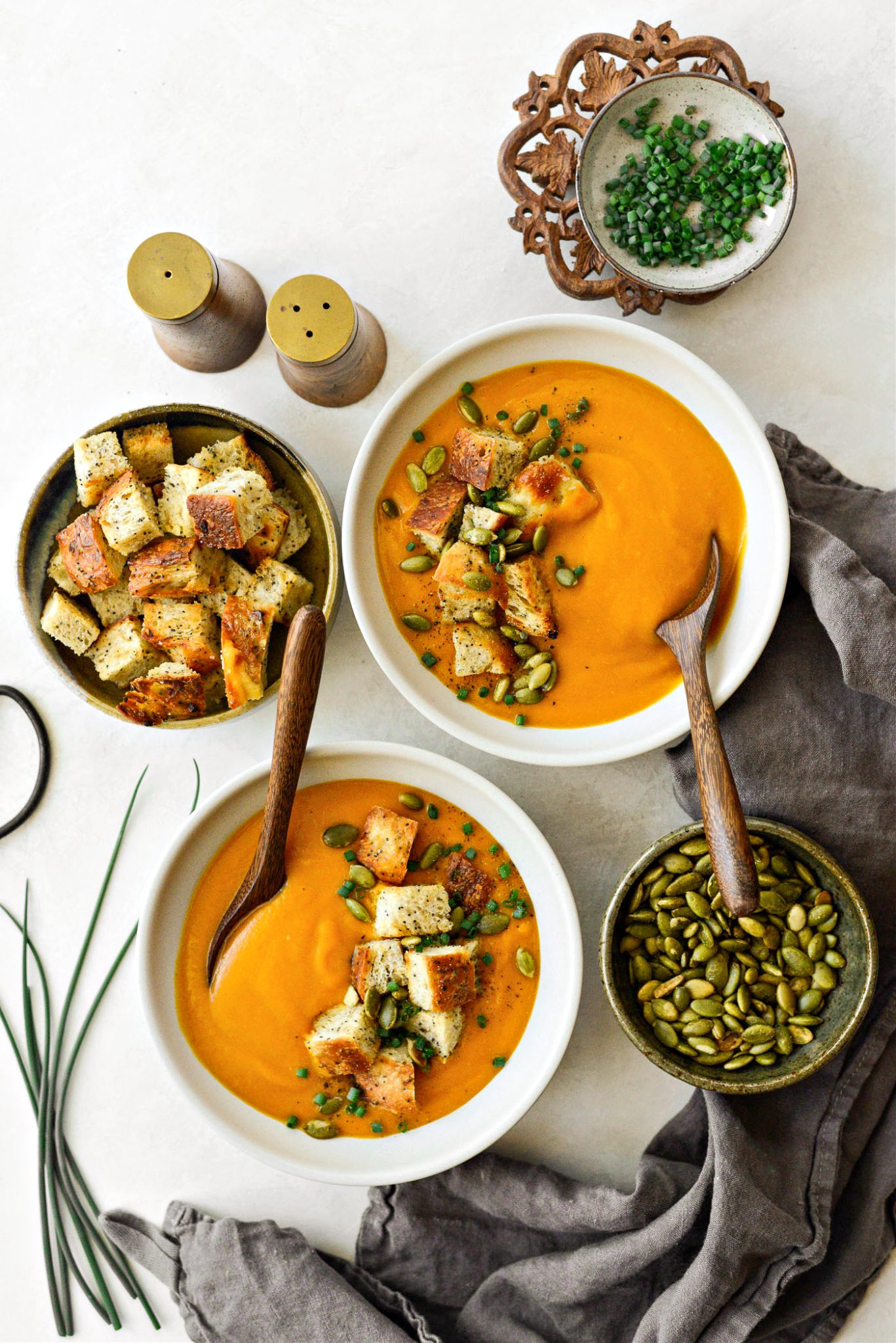 Sweet Potato Tomatillo Bisque - Simply Scratch