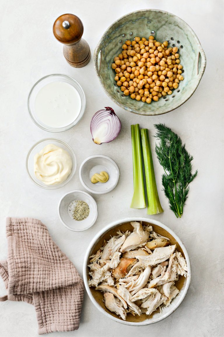 Smashed Chickpea Chicken Salad - Simply Scratch