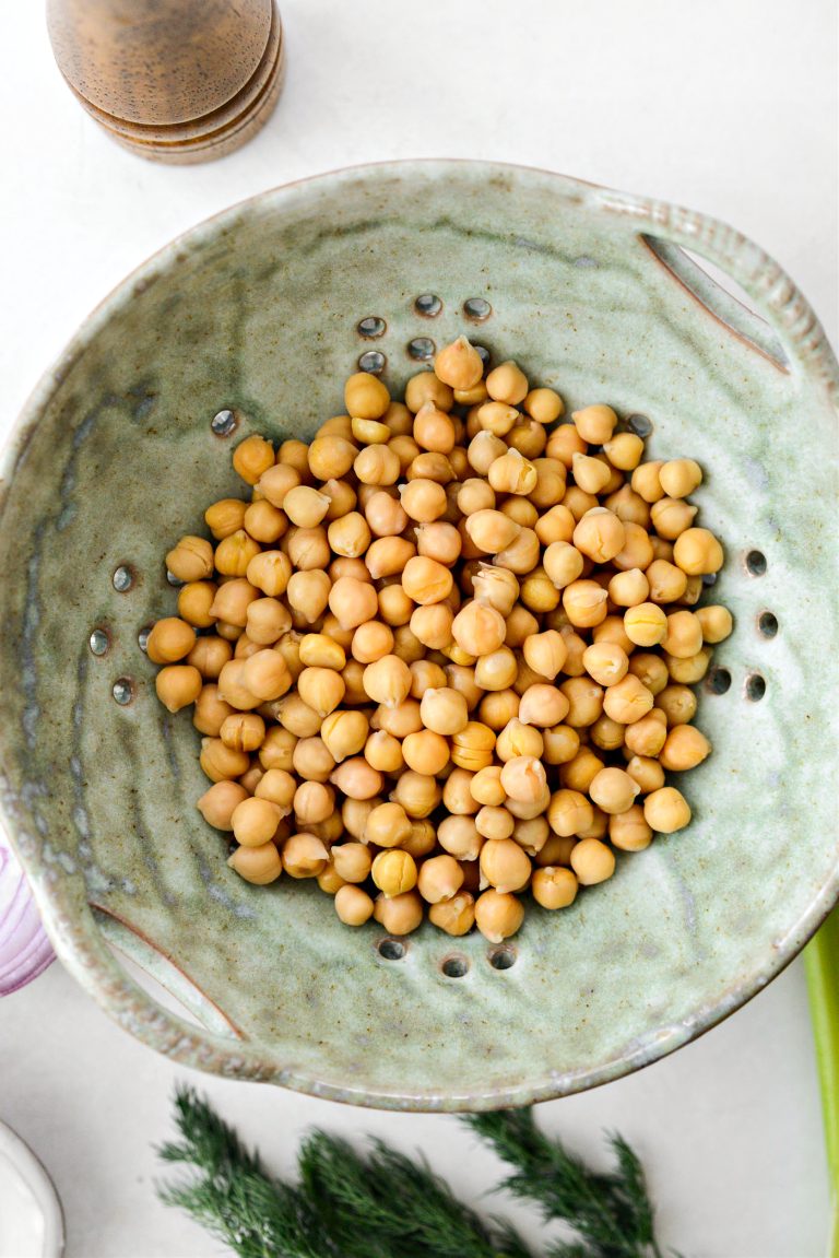 Smashed Chickpea Chicken Salad - Simply Scratch