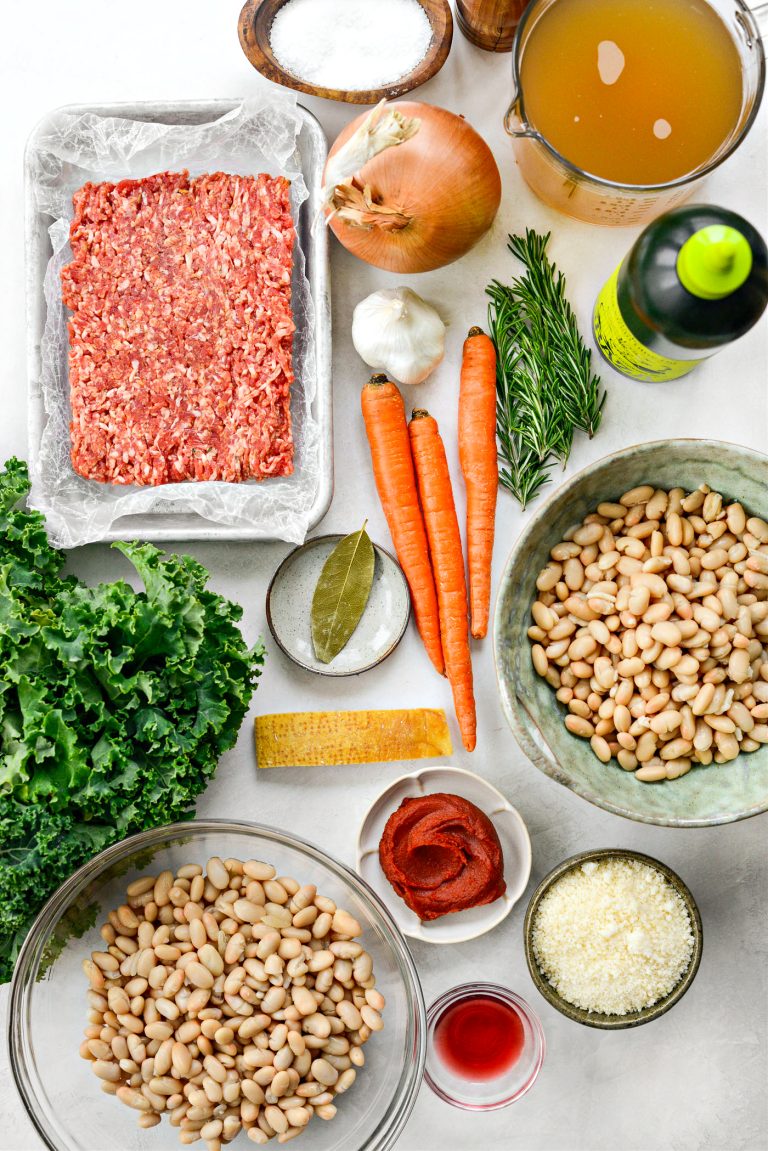 Italian Sausage and White Bean Soup with Kale - Simply Scratch