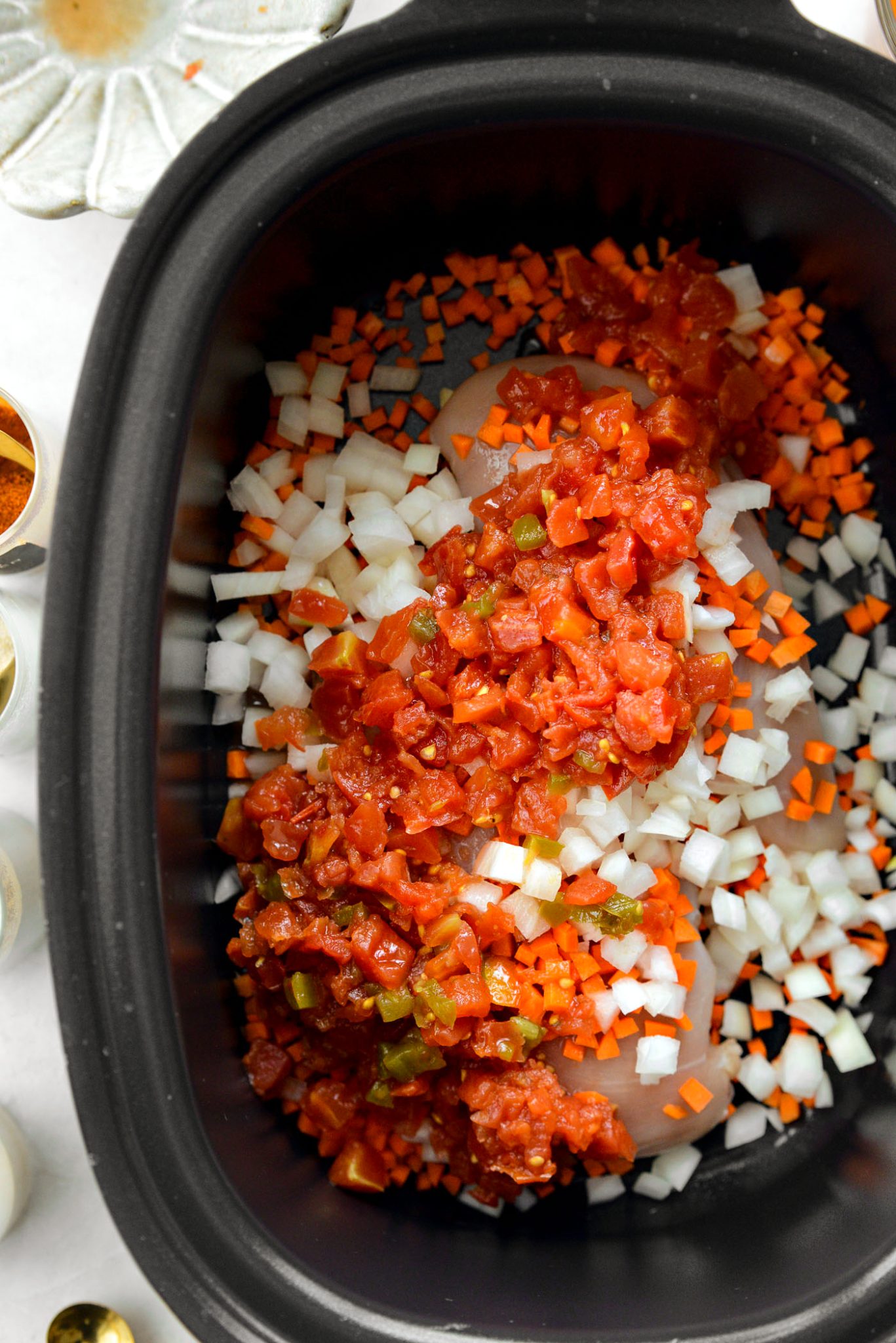 Slow Cooker Buffalo Chicken Chili - Simply Scratch